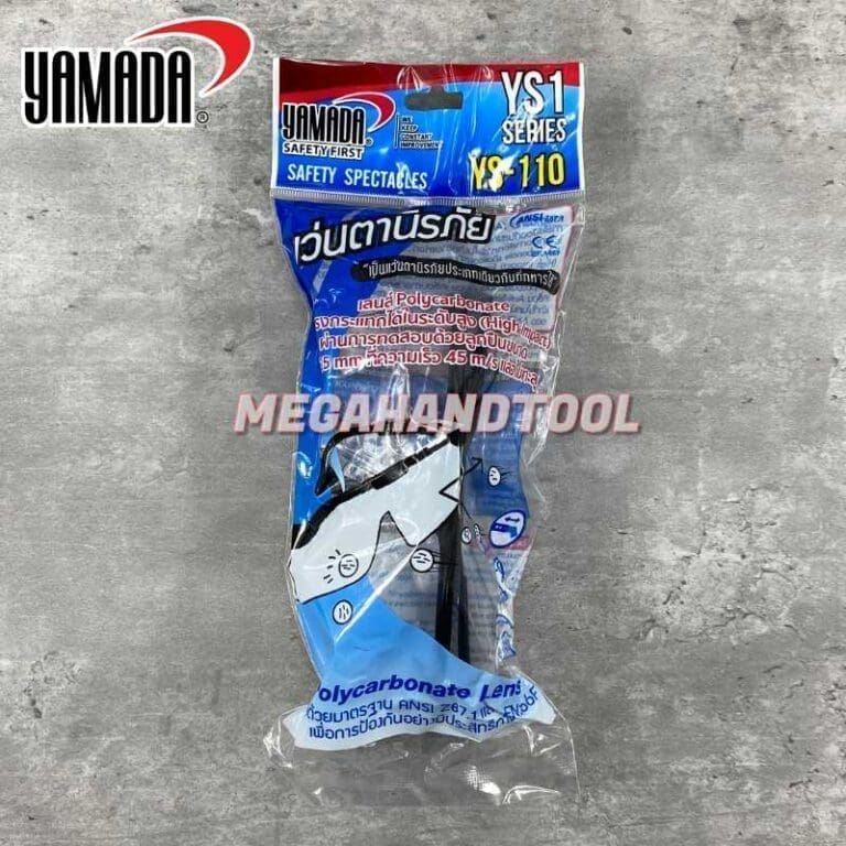 แว่นตานิรภัย YS-110 YAMADA สำหรับกันสะเก็ดขณะทำงาน
